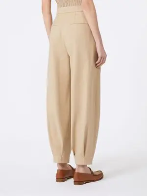 Max Mara Cotton Canvas Trousers