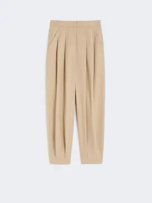 Max Mara Cotton Canvas Trousers