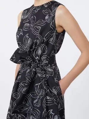 Max Mara Printed Silk Twill Playsuit