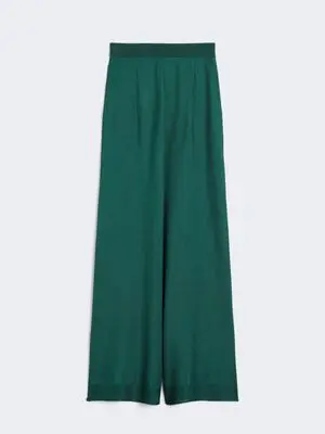 Max Mara Viscose Yarn Wide-leg Trousers