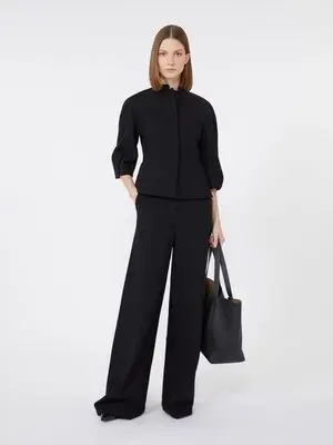 Max Mara Technical-jersey Wide Leg Trousers