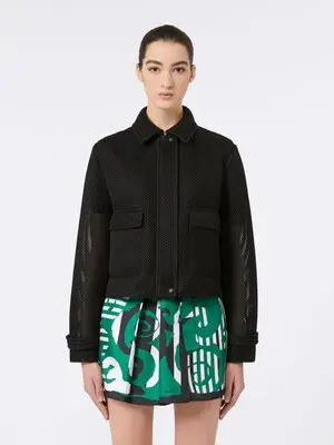 Max Mara Boxy Technical Mesh Jacket