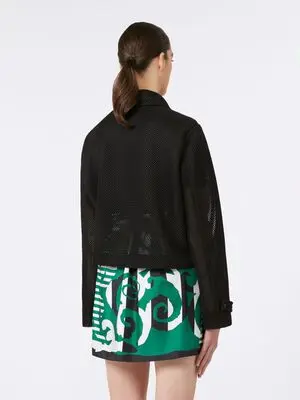 Max Mara Boxy Technical Mesh Jacket
