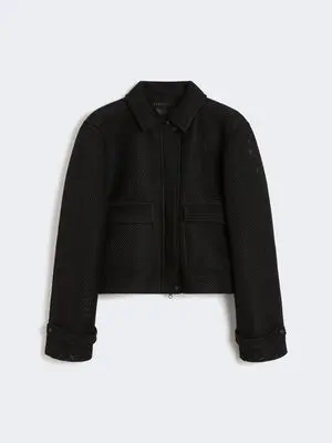 Max Mara Boxy Technical Mesh Jacket