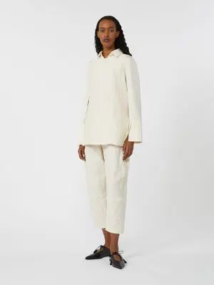 Max Mara Jersey Cropped Trousers