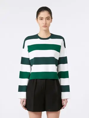 Max Mara Stretch Viscose Boxy Sweater