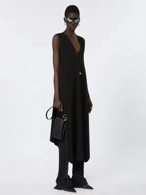 Max Mara Sleeveless Crepe Dress