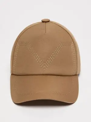 Max Mara Gabardine Baseball Cap - Colonial