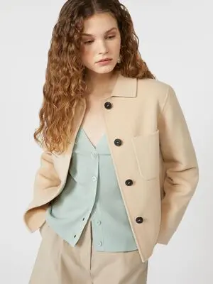 Max Mara Wool Shirt Jacket - Ivory