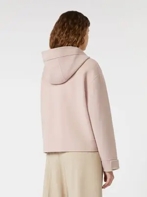 Max Mara Hooded Wool Jacket - Powder