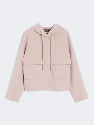 Max Mara Hooded Wool Jacket - Powder