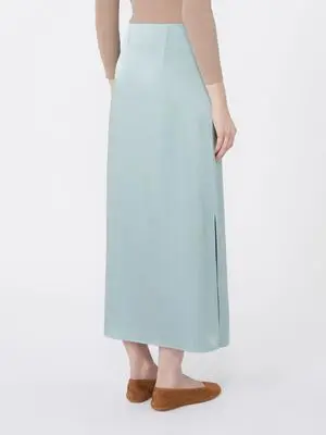 Max Mara Satin Calf-length Skirt