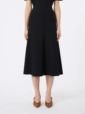 Max Mara Flared Viscose Skirt