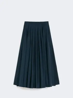 Max Mara Pleated Taffeta Skirt