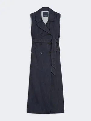 Max Mara Long Denim Gilet