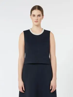 Max Mara Jersey Crop Top