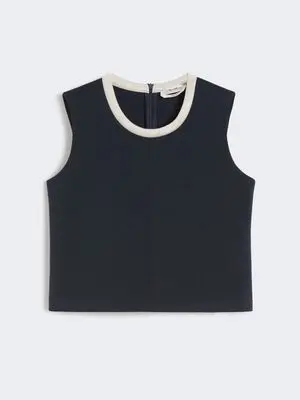 Max Mara Jersey Crop Top