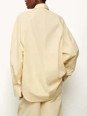 TOTEME Raw Raglan Shirt - Straw