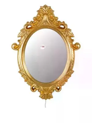 SELETTI Brushed-finish Mirror - Gold