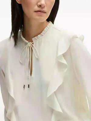 BOSS Ruffle-detail Blouse