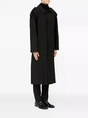MAISON MARGIELA Wool Trench Coat - Black