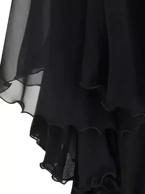 Saint Laurent Silk Playsuit - Black