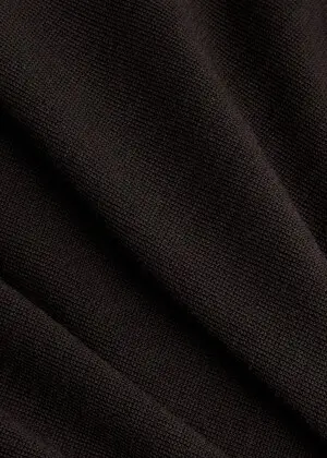 John Smedley Belper Wool Polo Shirt - Brown