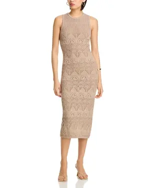 Aqua Sweater Midi Dress Exclusive