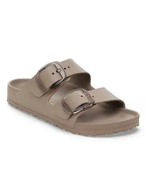 Pink Arizona Eva Big Buckle Slide - Beige