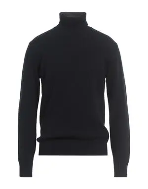 ROBERTO COLLINA Turtleneck In Wool And Cashmere - Blue