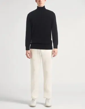 ROBERTO COLLINA Turtleneck In Wool And Cashmere - Blue