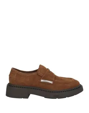 Ash Leather Loafers - Brown