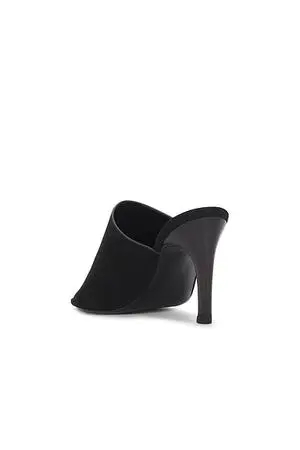 TOTEME Velour Leather Bandeau Mule
