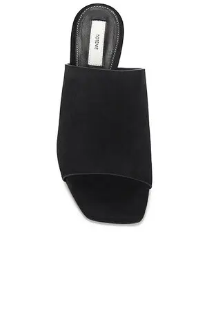 TOTEME Velour Leather Bandeau Mule