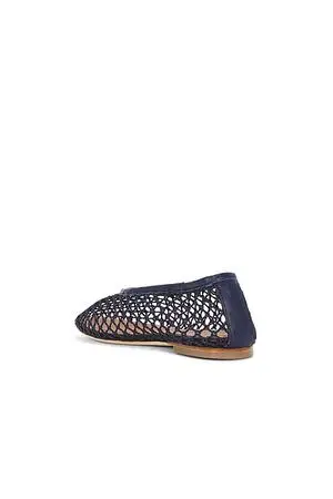 Staud Alba Ballet Flat - Navy