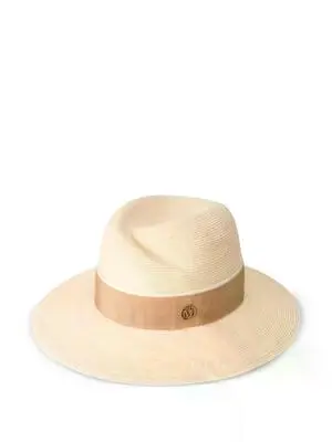 MAISON MICHEL Virginie Wide Brim Hat - Neutrals
