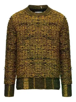 MAISON MARGIELA Textured Crew-neck Sweater