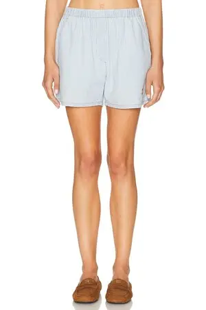 Miu Miu Light Wash Shorts For Women