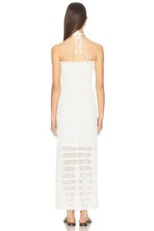 Simkhai Koah Midi Dress - Ivory