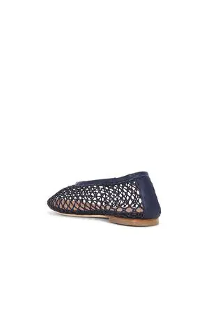 Staud Alba Ballet Flat - Navy