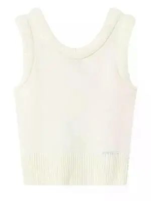 Axel Arigato Marla Ribbed Vest - Neutrals