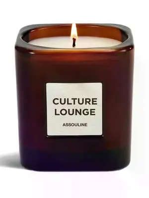 Assouline Library Culture Lounge Scented Candle - Brown
