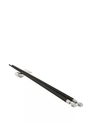 ALESSI Alessandro Stainless Steel-tip Chopsticks - Brown