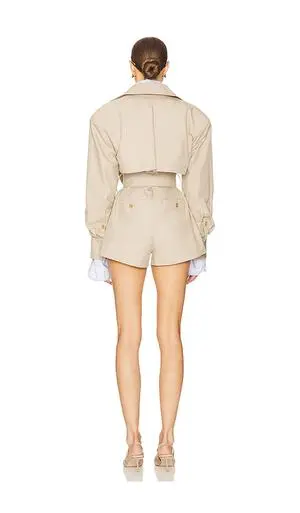HELSA Short Trench Jumpsuit