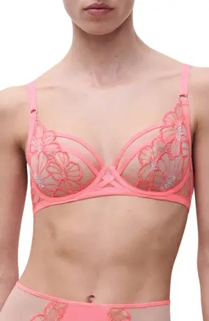Chantelle Unlined Underwire Bra - Bubblegum
