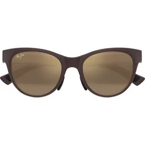 Maui Jim Hulahe 52mm Polarized Sunglasses - Brown
