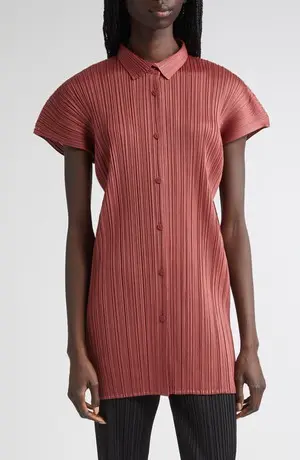Women's Pleats Please Issey Miyake Collared