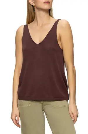 Sanctuary V-neck Knit Tank