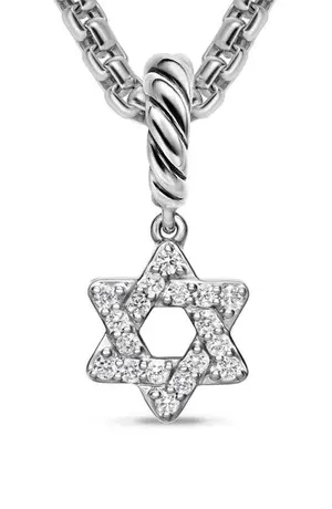 David Yurman Micro Pavé Star Of David Enhancer - Diamond