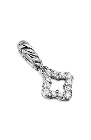 David Yurman Micro Pavé Quatrefoil Enhancer - Diamond